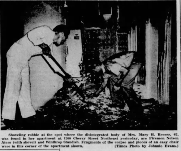 Mary Reeser: Spontaneous Combustion Case - The Dead History